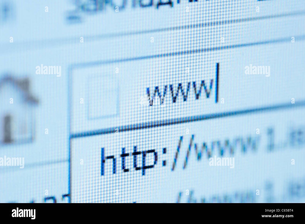 Computer screen macro Stock Photo - Alamy