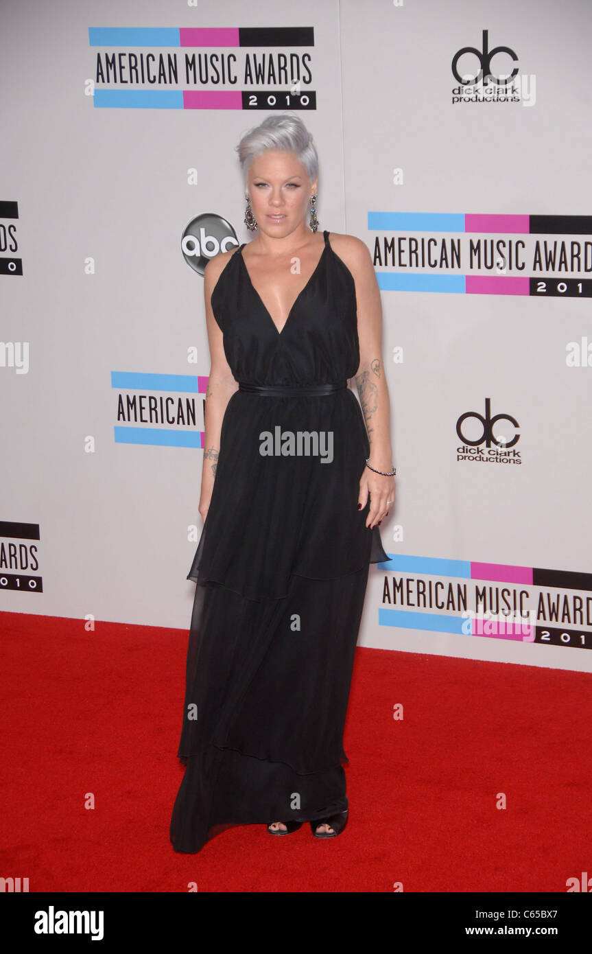 Pink at arrivals for The 37th Annual American Music Awards (2010 AMA's ...