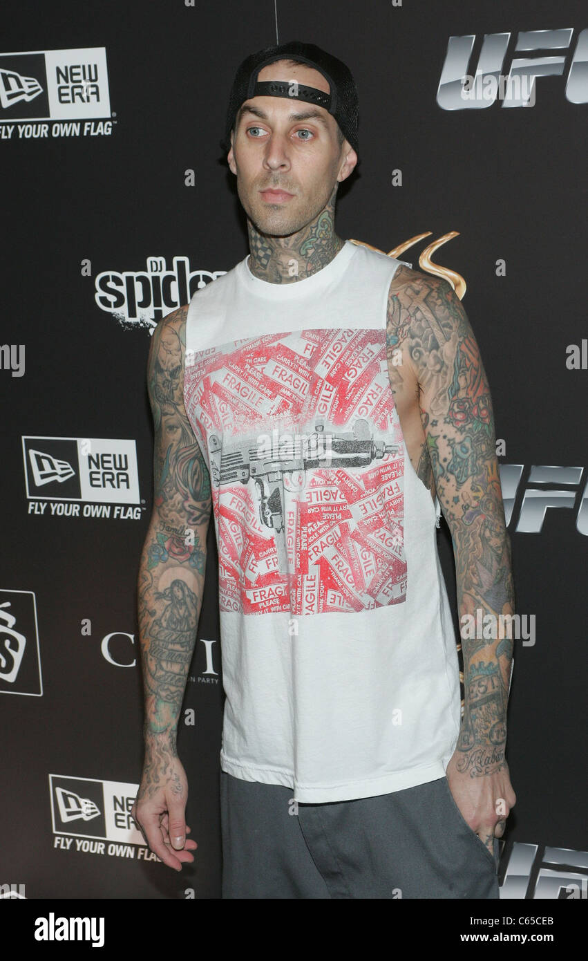 Travis Barker at arrivals for Stars and Straps MAGIC Convention Kick ...
