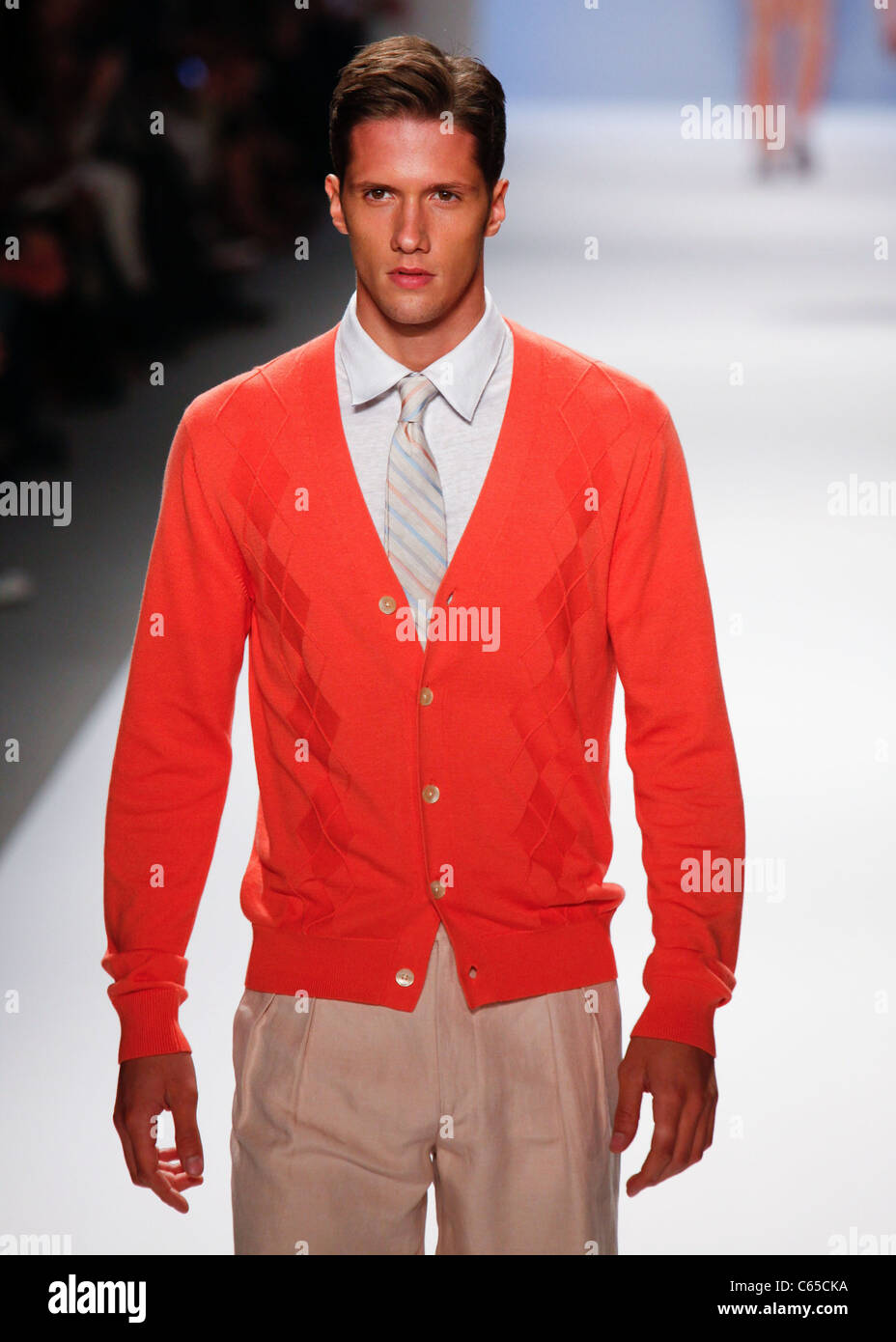 Runway model in attendance for Perry Ellis Spring/Summer 2011 Fashion ...