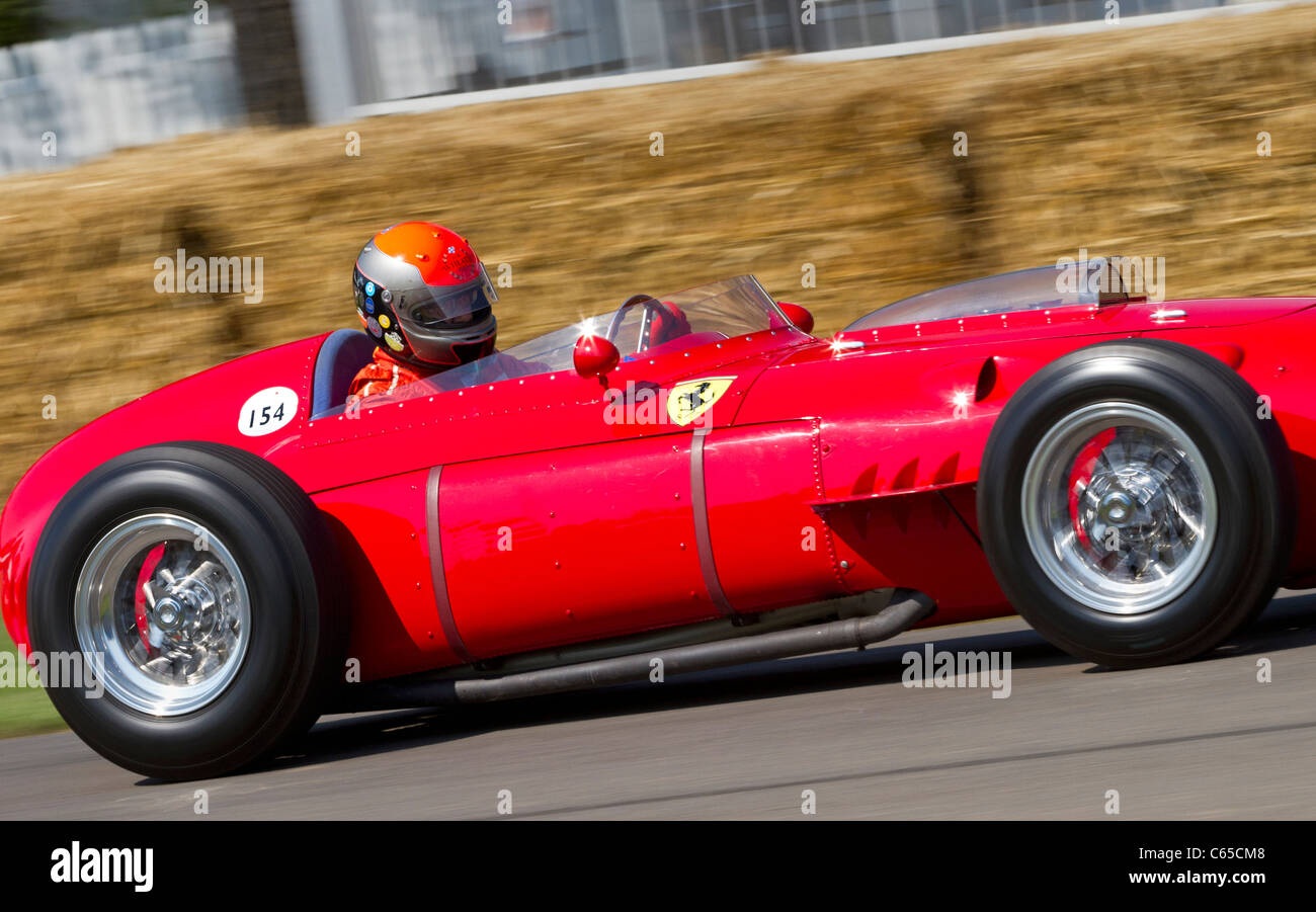 1959 type Ferrari 246 Dino with driver Guy Loveridge at the 2011 ...