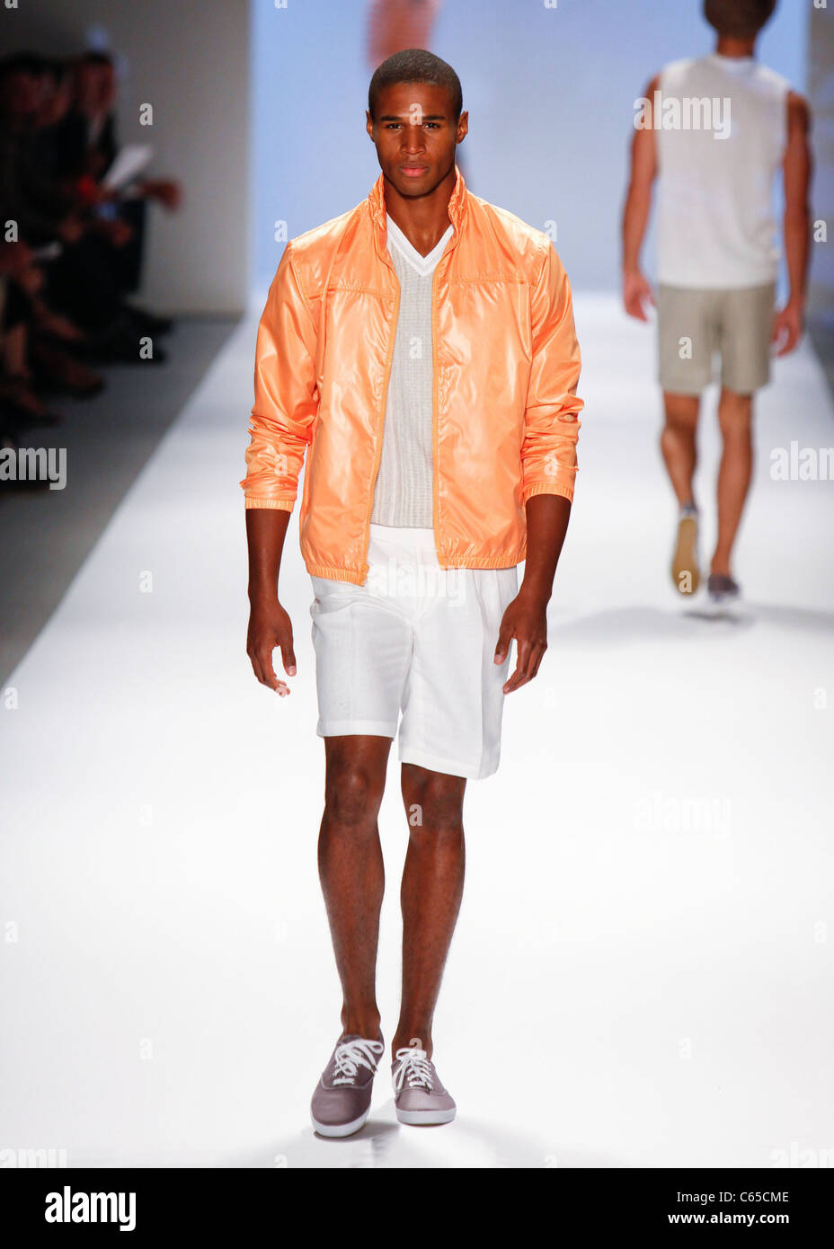 Runway model in attendance for Perry Ellis Spring/Summer 2011 Fashion ...