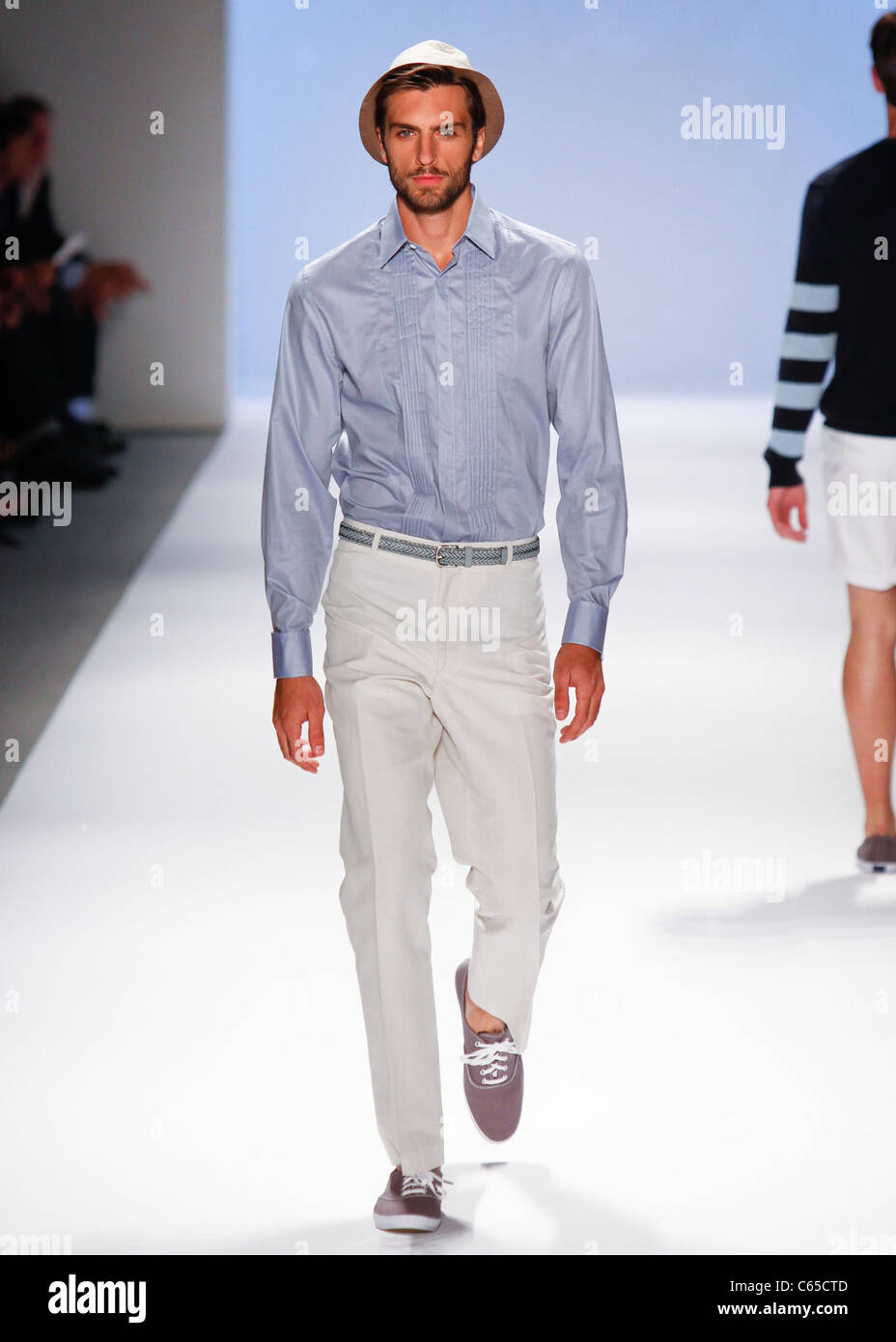 Runway model in attendance for Perry Ellis Spring/Summer 2011 Fashion ...