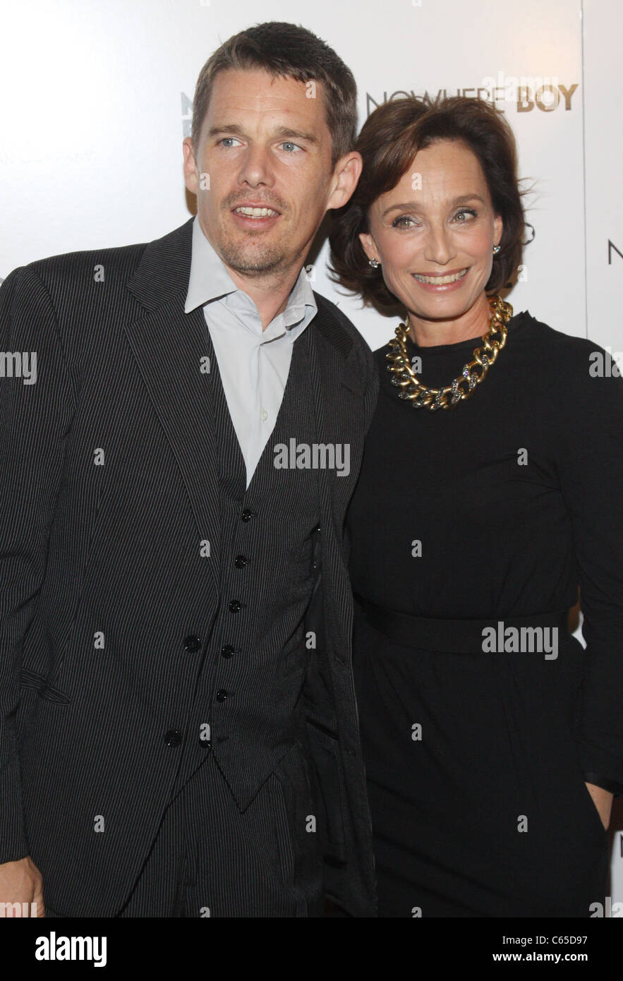 Ethan Hawke, Kristen Scott Thomas at arrivals for NOWHERE BOY Premiere ...