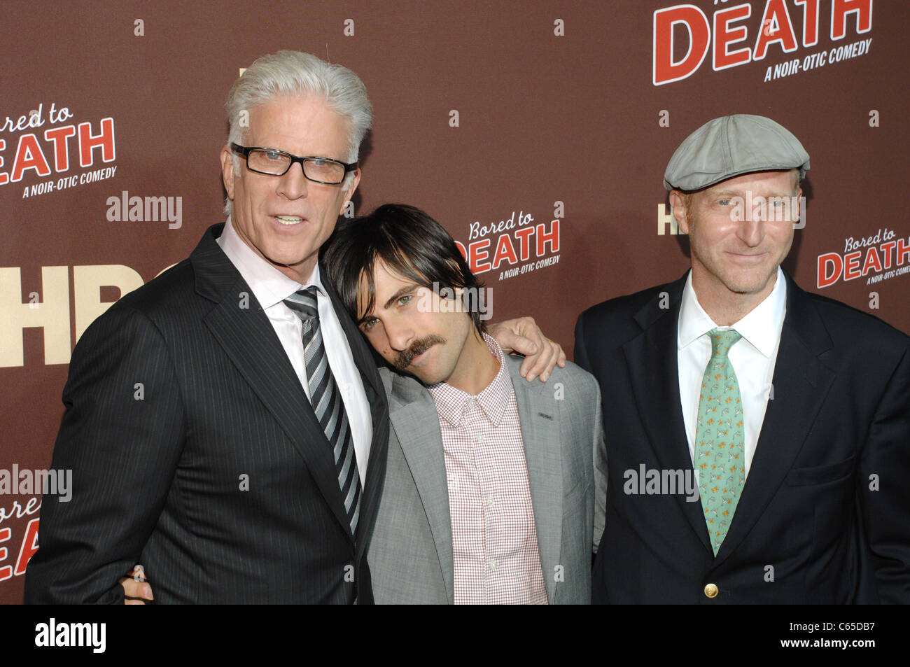 Ted Danson, Jason Schwartzman,Jonathan Ames at arrivals for BORED TO ...