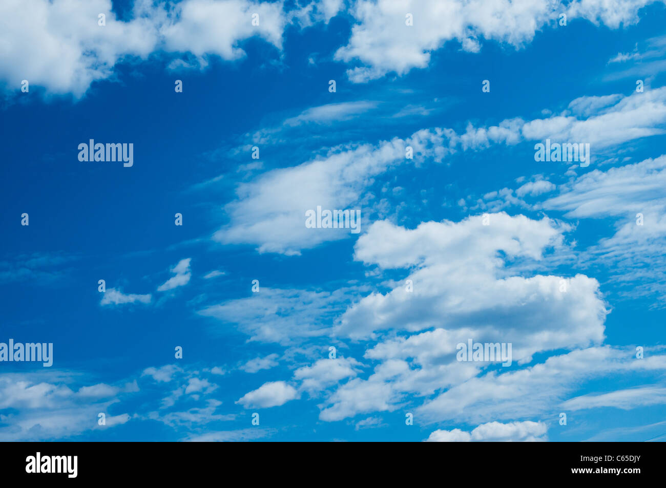 background abstract: blue sky and clouds Stock Photo - Alamy