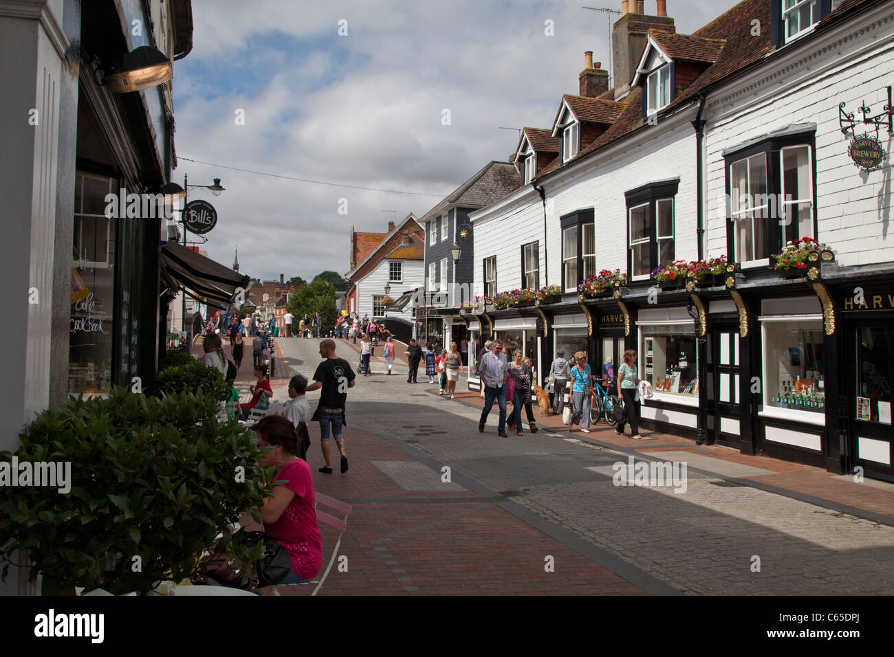 Historic street lewes hi-res stock photography and images - Alamy
