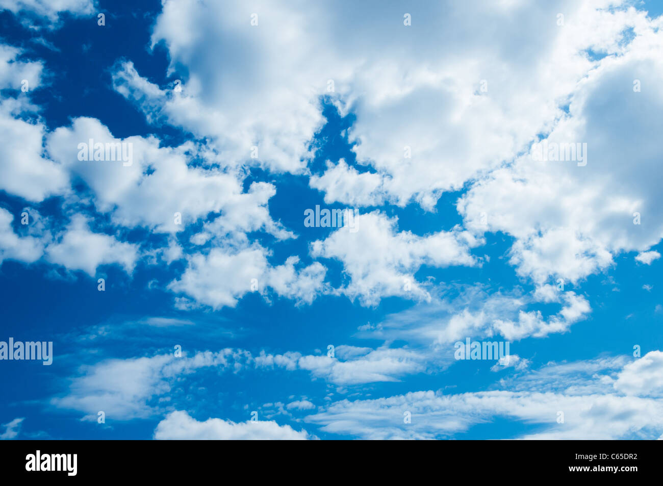 background abstract: blue sky and clouds Stock Photo - Alamy