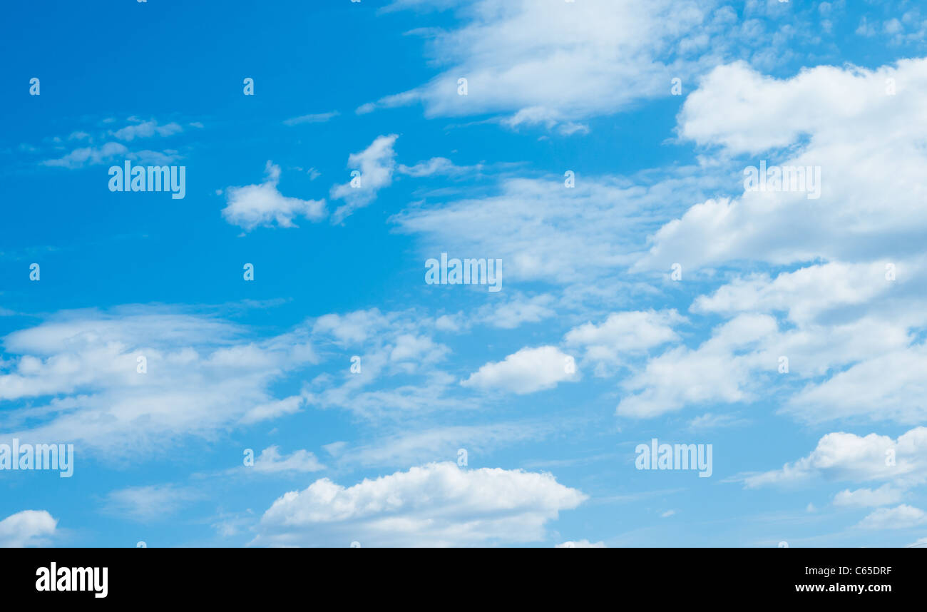 background abstract: blue sky and clouds Stock Photo - Alamy