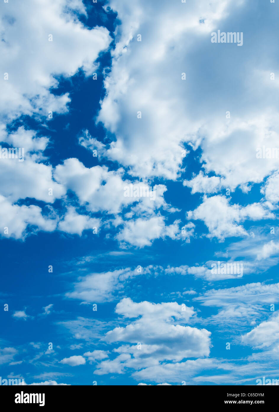 background abstract: blue sky and clouds Stock Photo - Alamy