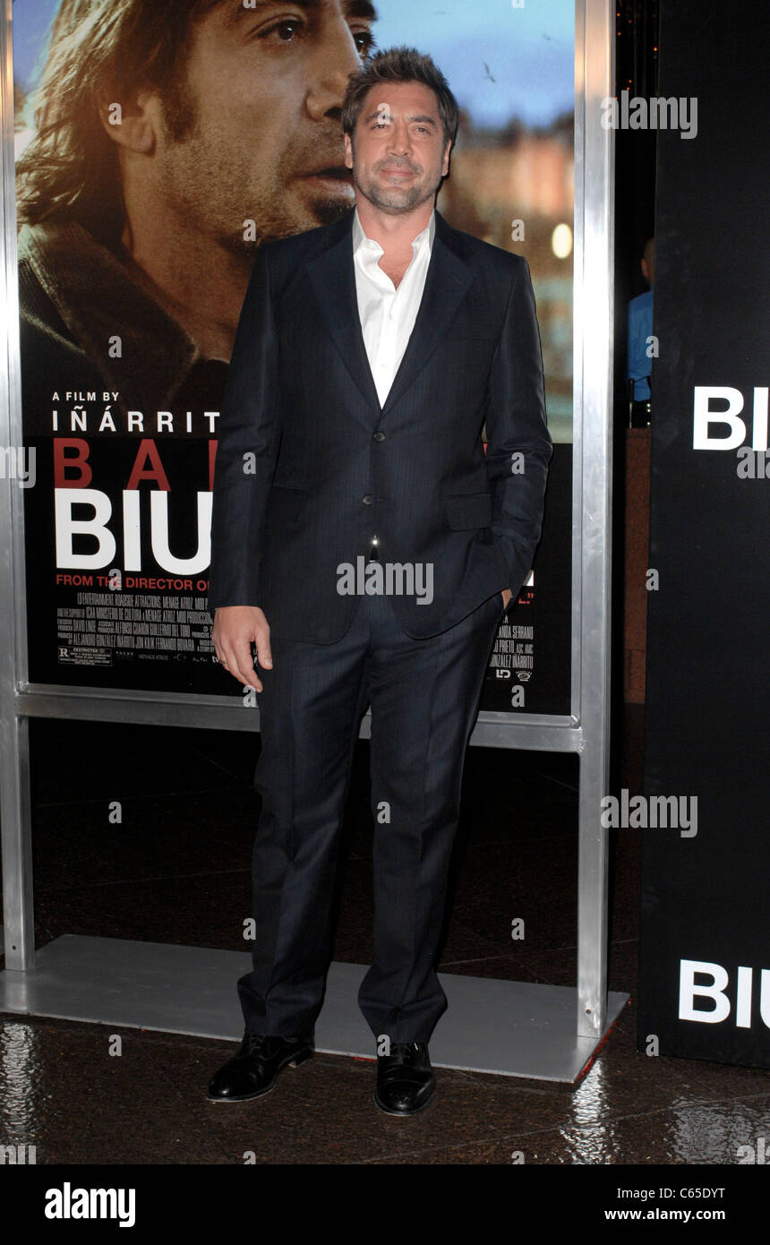 Javier Bardem at arrivals for BIUTIFUL Premiere, Directors Guild of ...