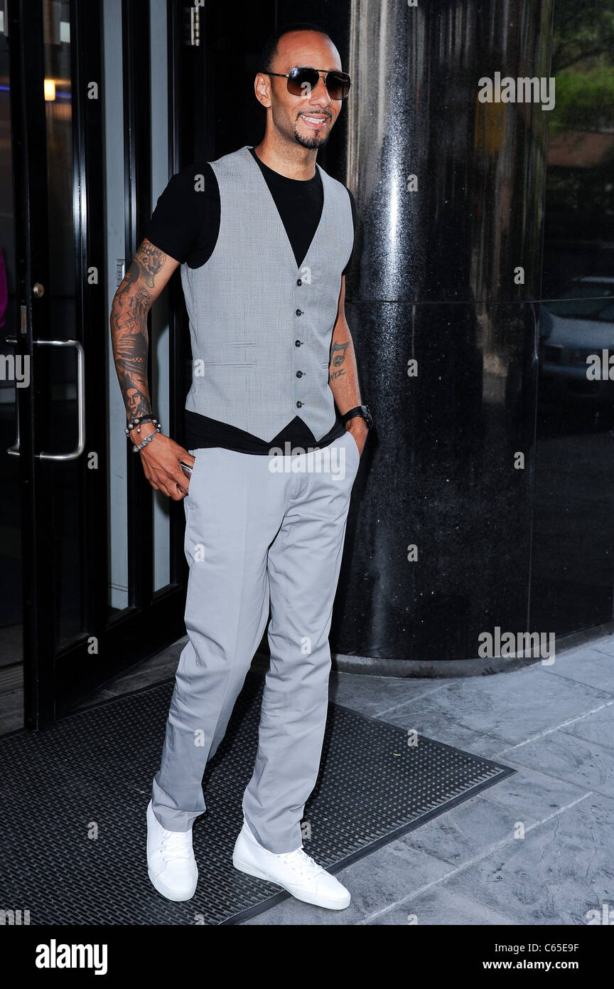 Swizz Beatz, visits 'Good Day New York' out and about for CELEBRITY ...