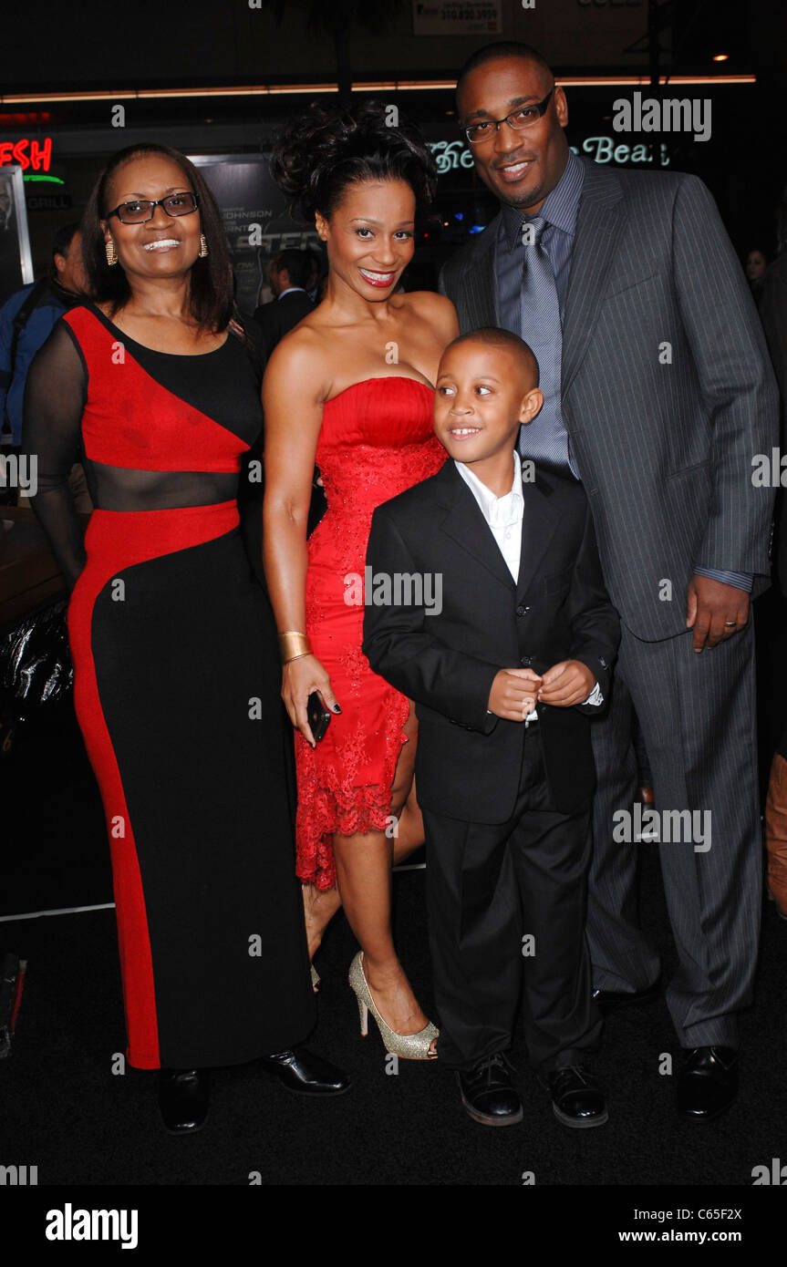 Director George Tillman Jr, family at arrivals for FASTER Premiere ...