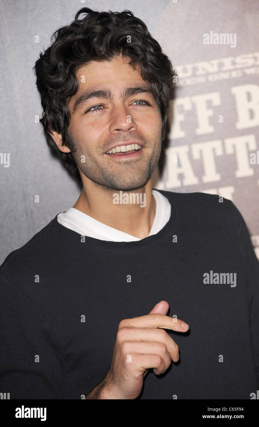 Adrian Grenier at arrivals for TRUE GRIT Premiere, The Ziegfeld Theatre ...