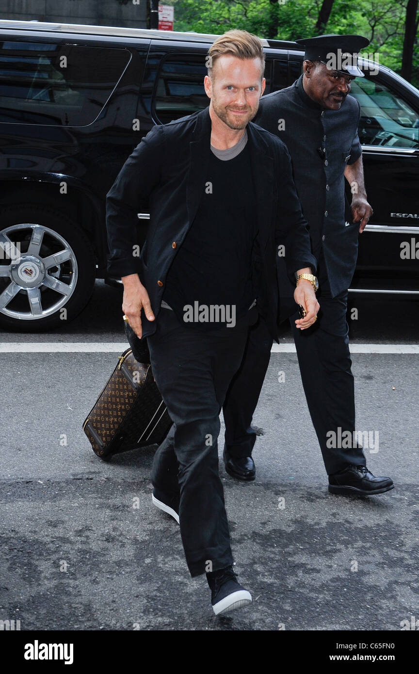 Bob Harper, enters a Midtown Manhattan hotel out and about for ...