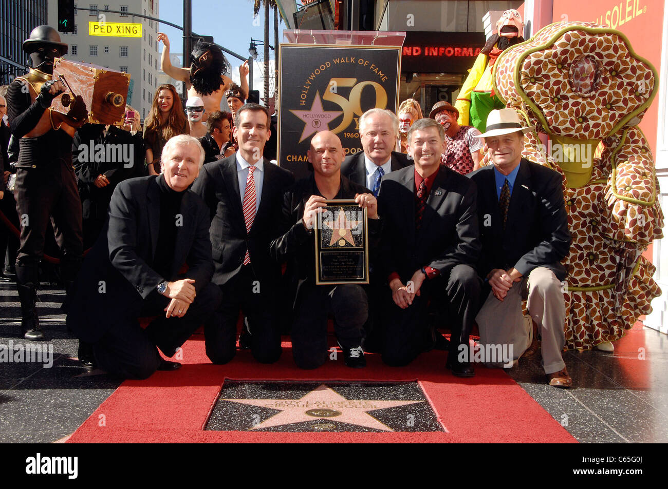 James Cameron, Eric Garcetti, Guy Laliberte, Tom LaBonge, Leron Gubler ...