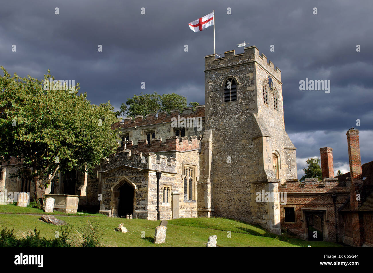 St. Mary the Virgin Church, Ewelme, Oxfordshire, England, UK Stock ...