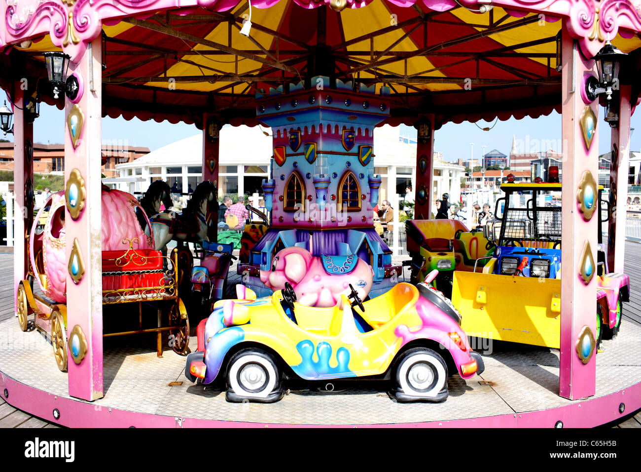 Fair ground roundabout ride hi-res stock photography and images - Alamy