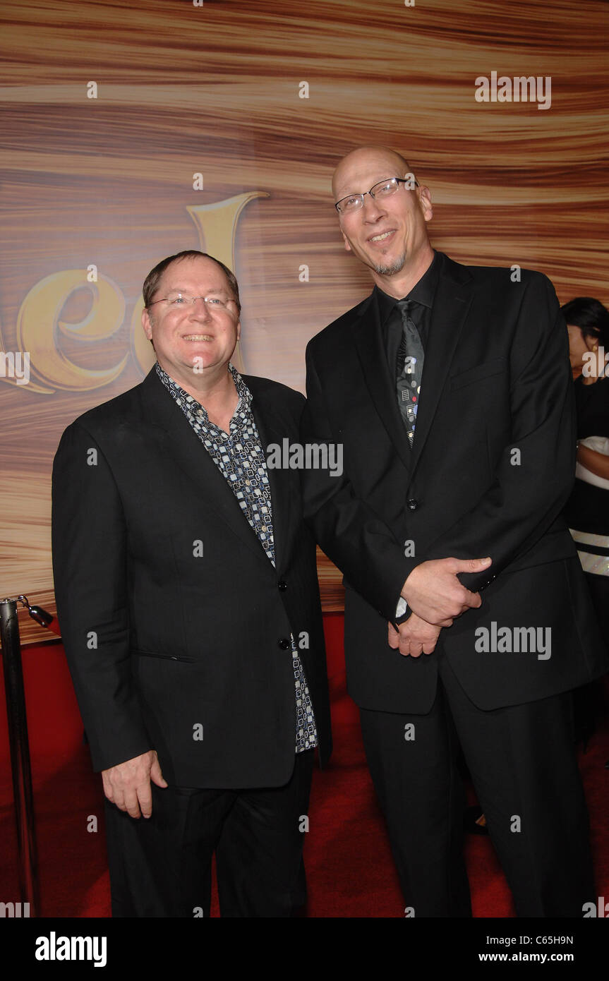John Lasseter, Roy Conli at arrivals for TANGLED Premiere, El Capitan ...