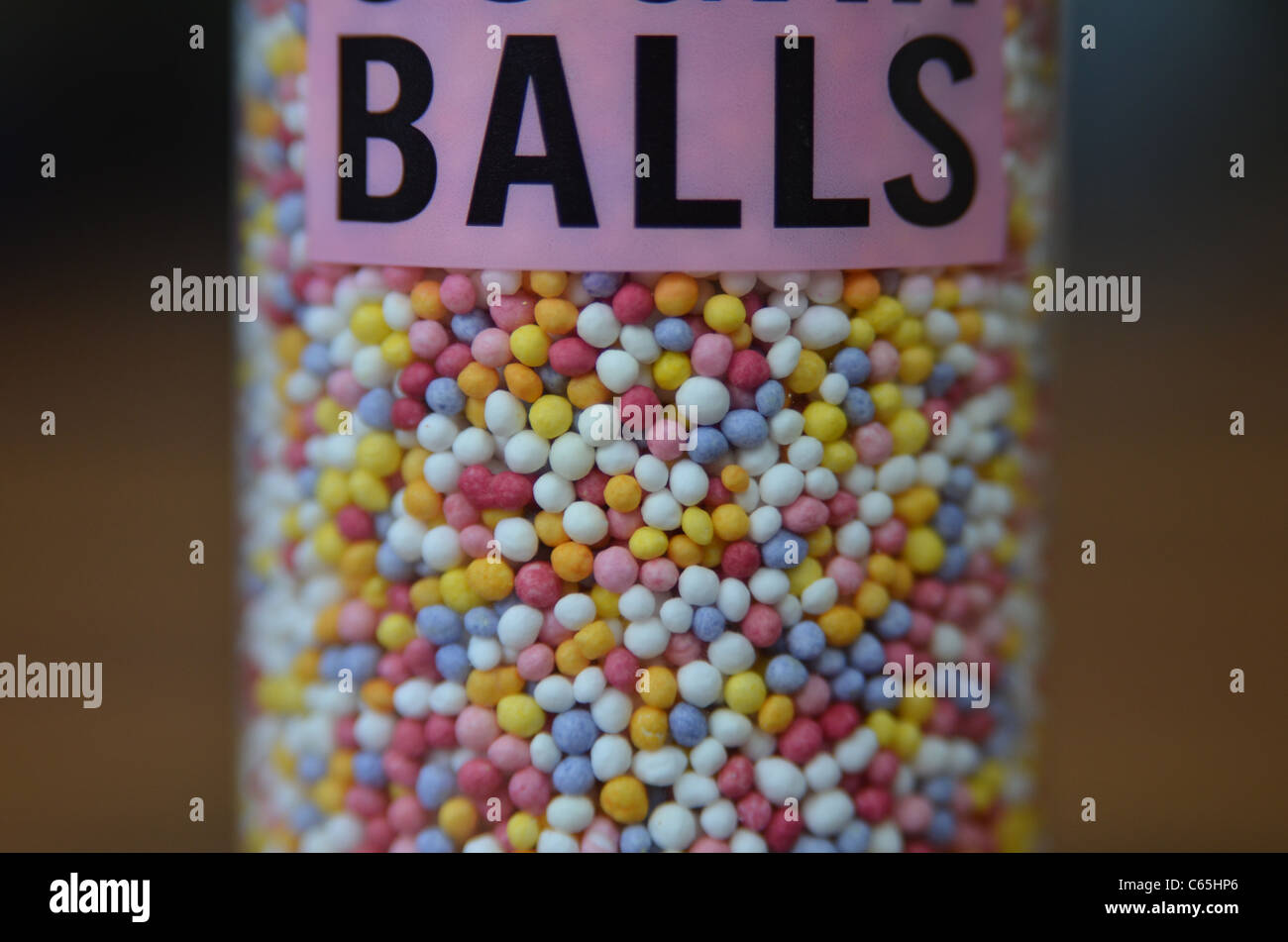 Multi coloured sugar balls Stock Photo - Alamy