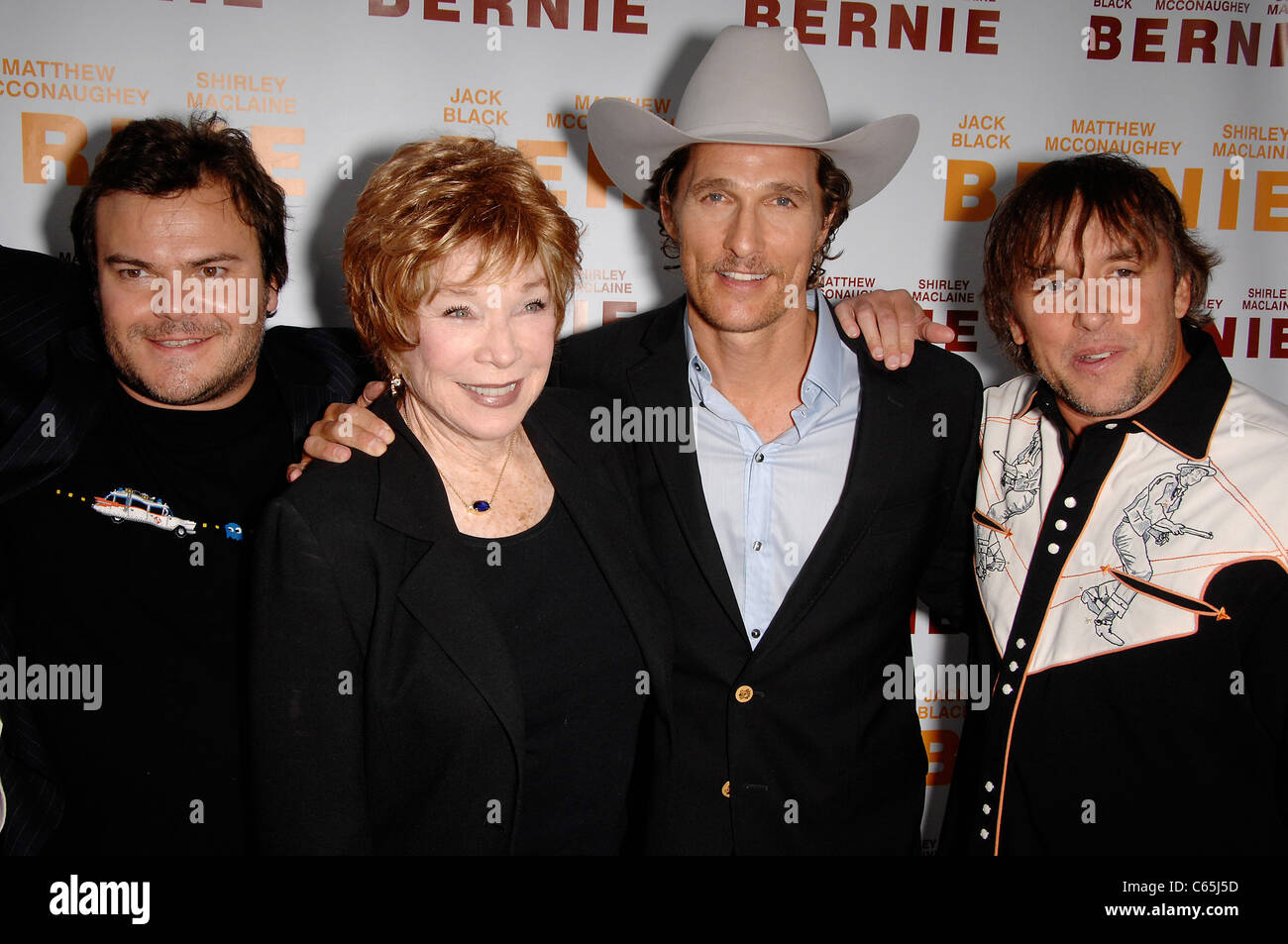 Jack Black, Shirley MacLaine, Matthew McConaughey, Richard Linklater at ...