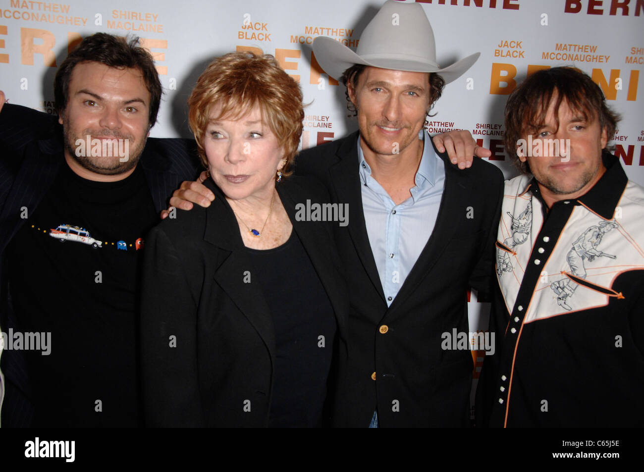 Jack Black, Shirley MacLaine, Matthew McConaughey, Richard Linklater at ...
