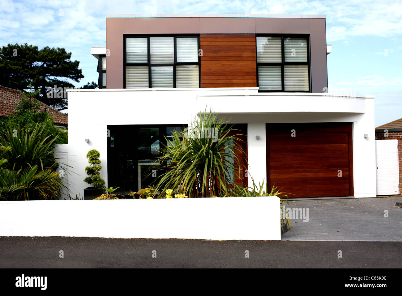 New Build House Stock Photo - Alamy