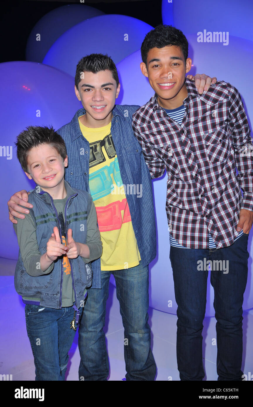 Davis Cleveland, Adam Irigoyen, Roshon Fegen at a public appearance for ...