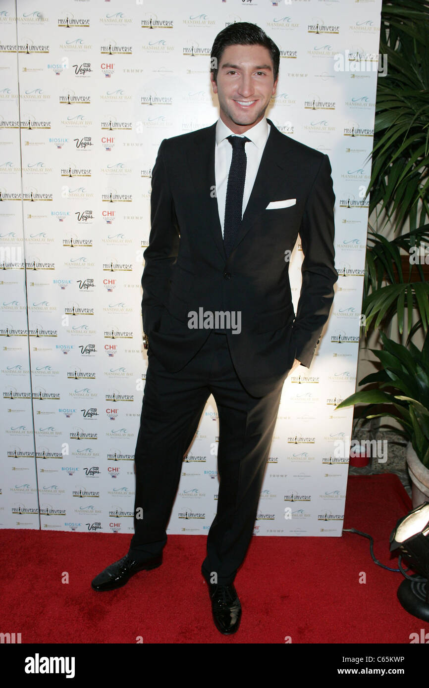 Evan Lysacek at arrivals for Miss Universe 2010 Pageant - ARRIVALS ...