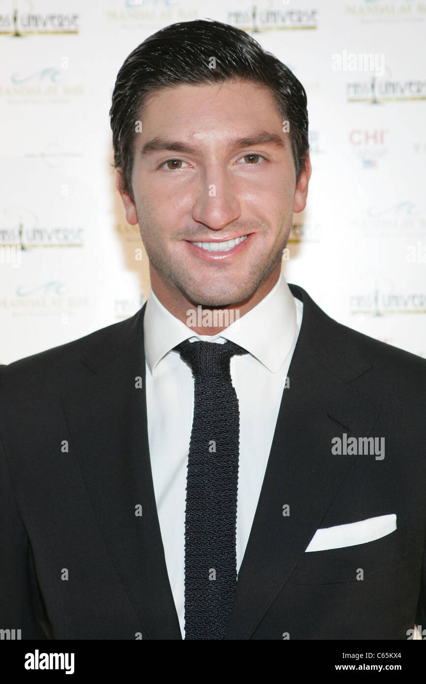 Evan Lysacek at arrivals for Miss Universe 2010 Pageant - ARRIVALS ...