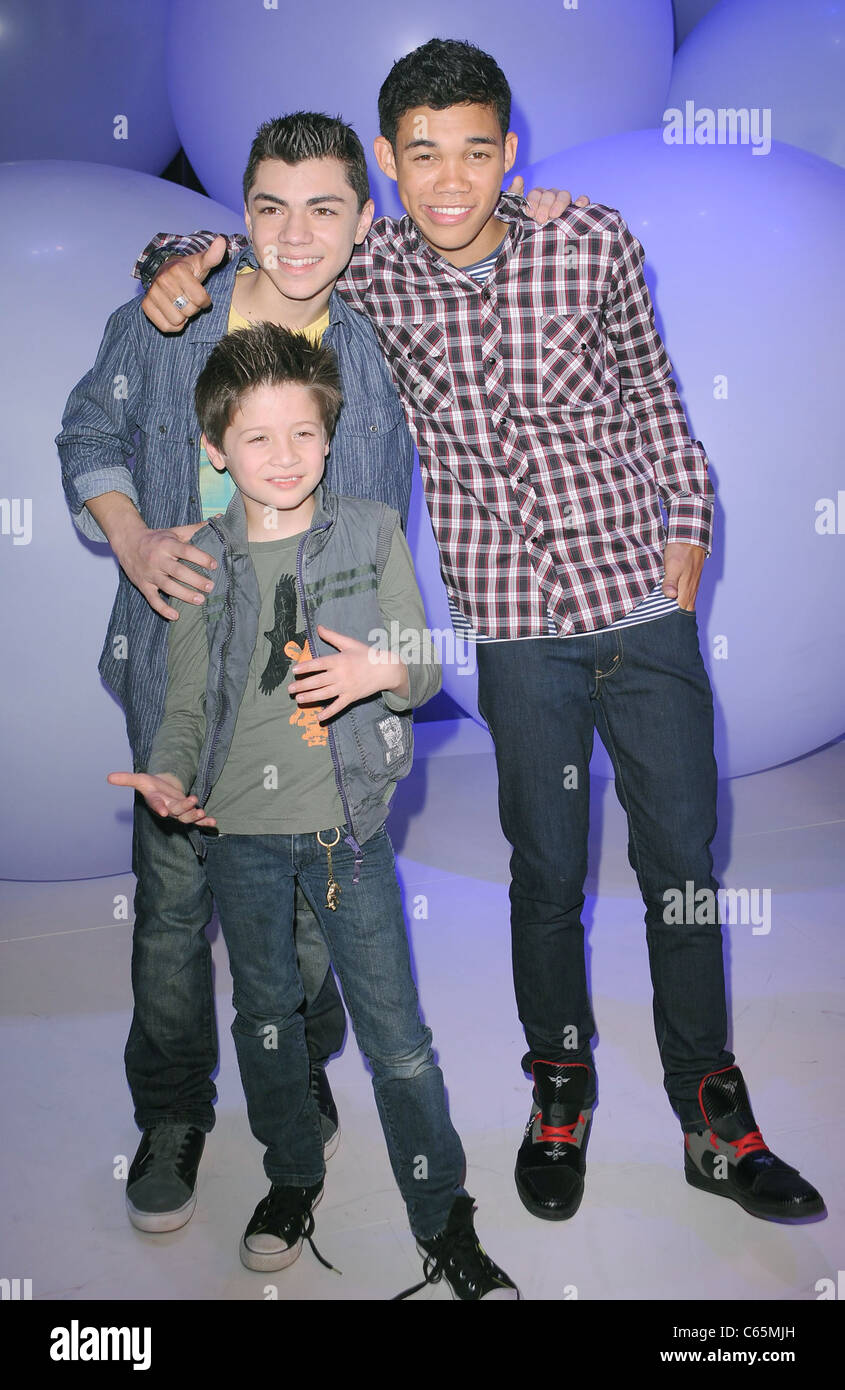 Adam Irigoyen, Roshon Fegan, Davis Cleveland at a public appearance for ...