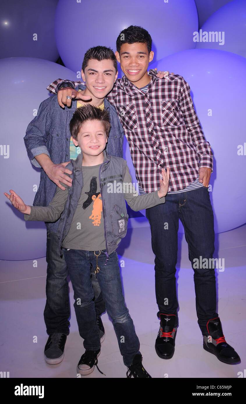 Adam Irigoyen, Roshon Fegan, Davis Cleveland at a public appearance for ...
