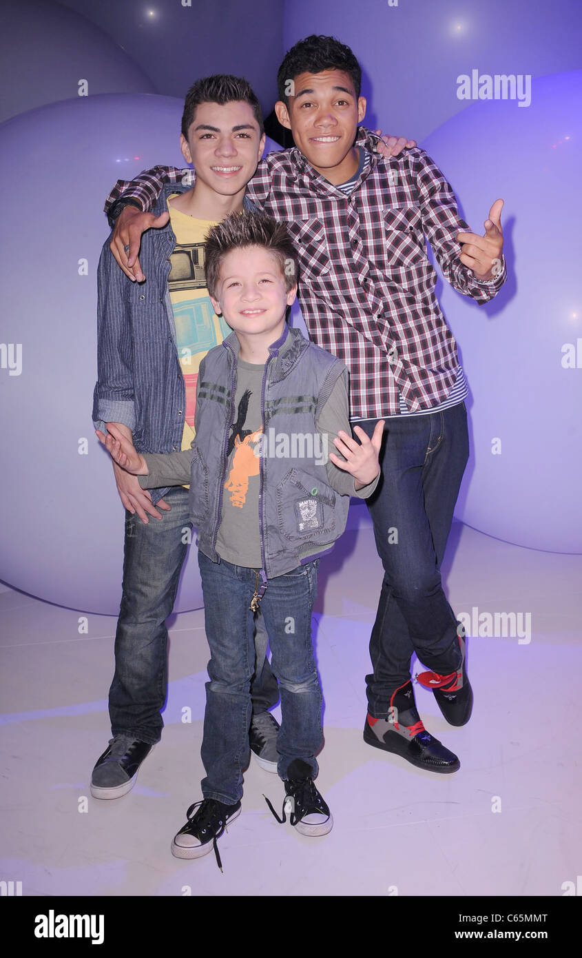 Adam Irigoyen, Roshon Fegan, Davis Cleveland at a public appearance for ...