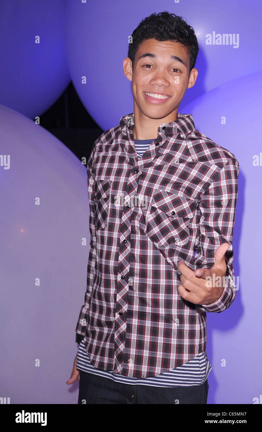 Roshon Fegan at a public appearance for Disney Kids and Family Upfront ...