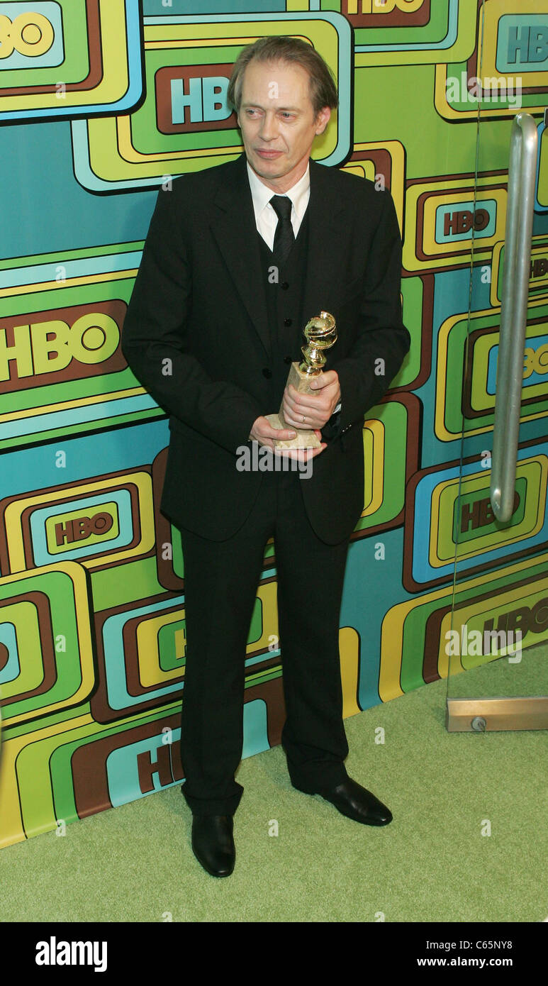 Jo Andres, Steve Buscemi at the after-party for HBO's 2011 Golden ...