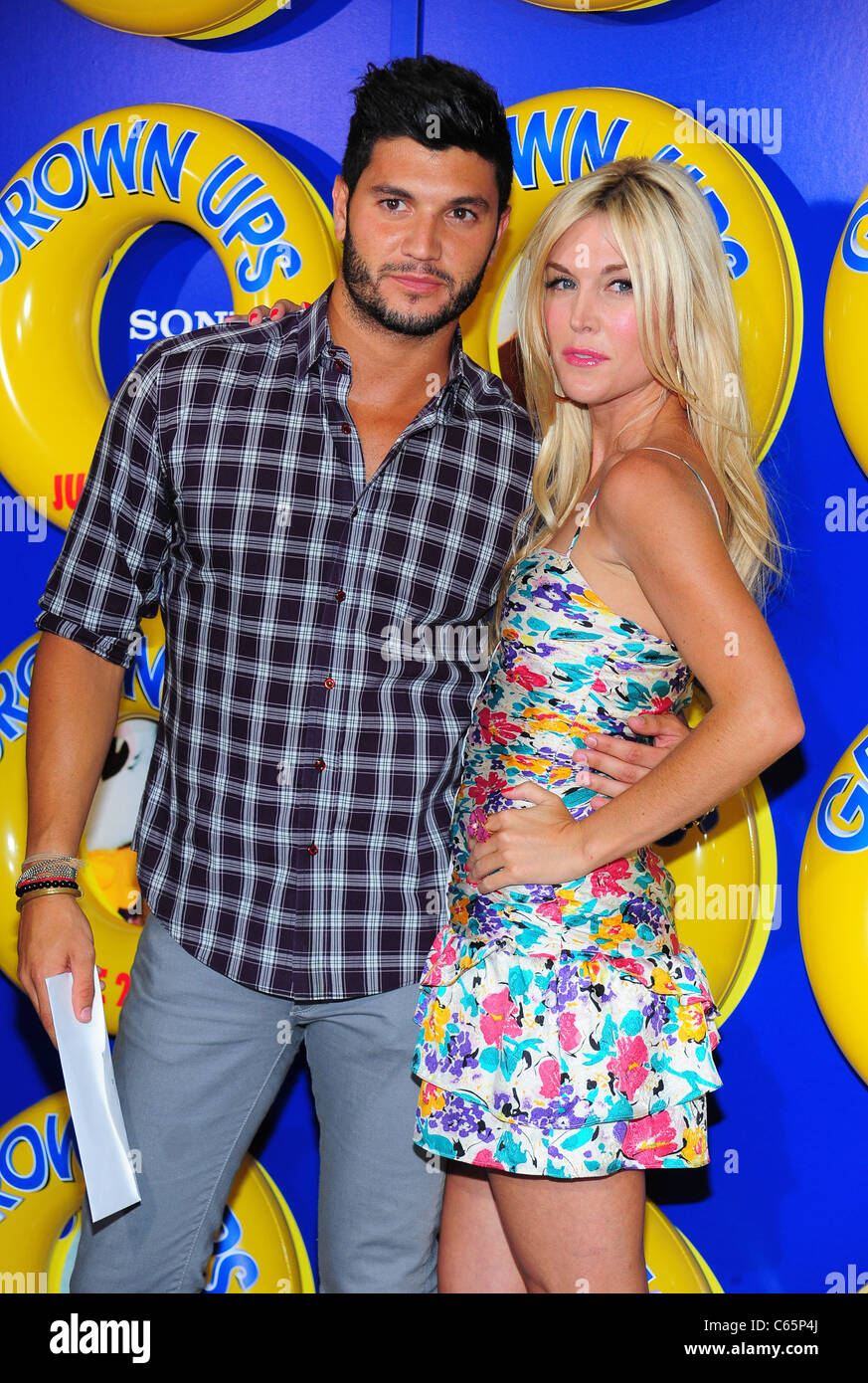 Brian Mazza, Tinsley Mortimer at arrivals for GROWN UPS Premiere, The ...