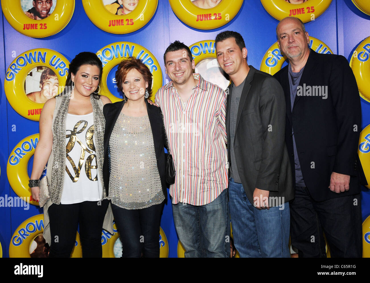 Caroline Manzo, family at arrivals for GROWN UPS Premiere, The Ziegfeld ...