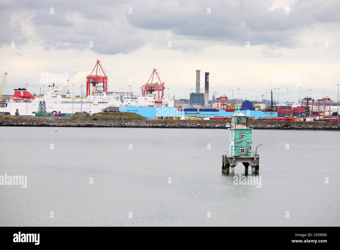 Arriving at the Port of Dublin Stock Photo - Alamy