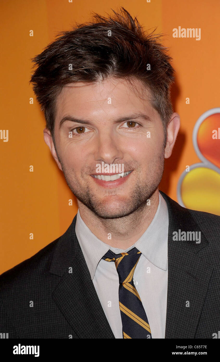 Adam Scott at arrivals for NBC Upfront Presentation for Fall 2011 ...