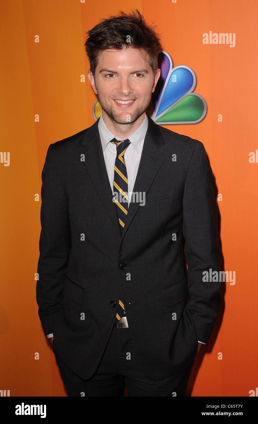 Adam Scott at arrivals for NBC Upfront Presentation for Fall 2011 ...