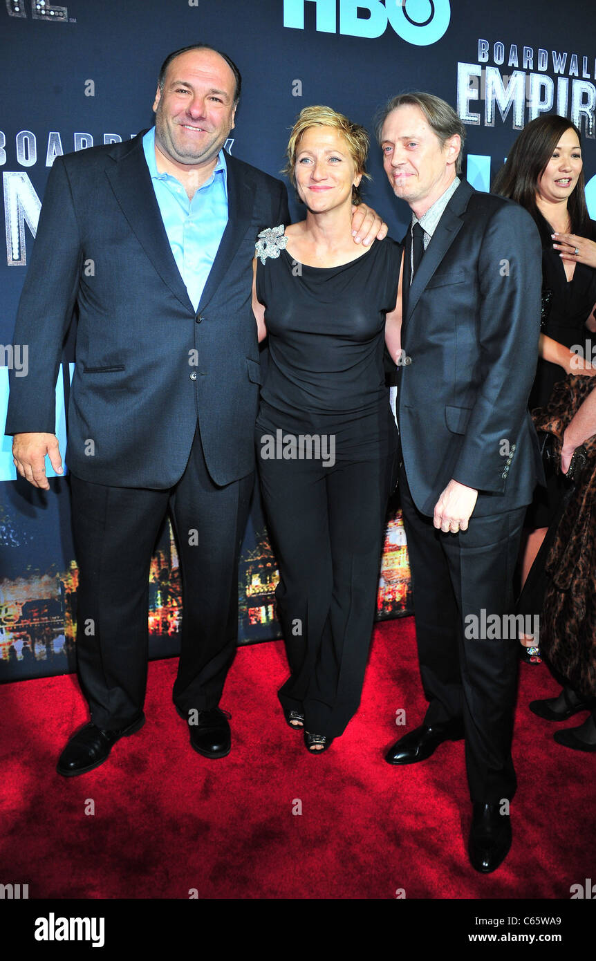 James Gandolfini, Edie Falco, Steve Buscemi at arrivals for HBO's ...