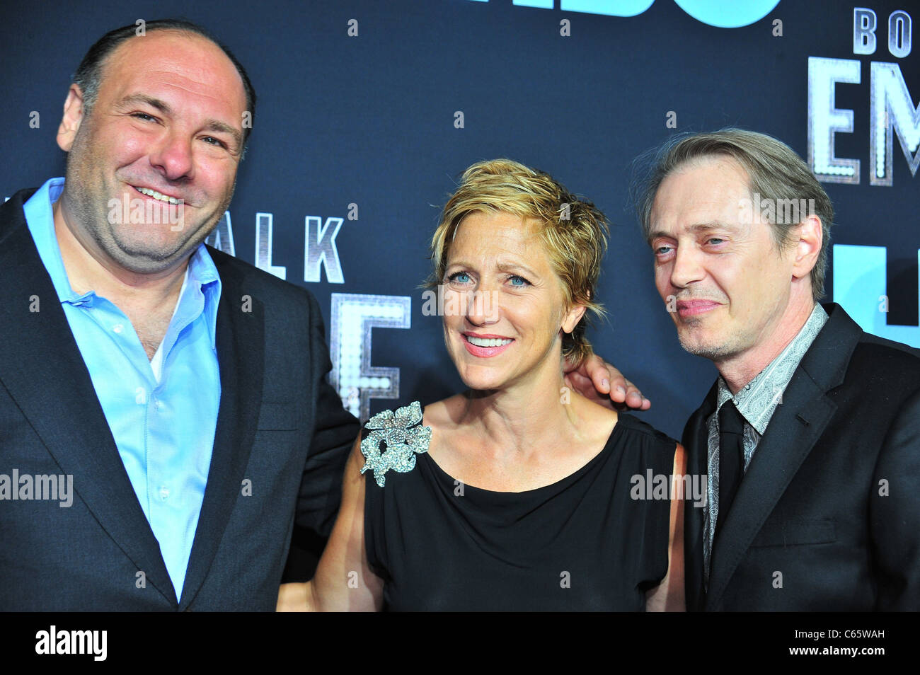 James Gandolfini, Edie Falco, Steve Buscemi at arrivals for HBO's ...