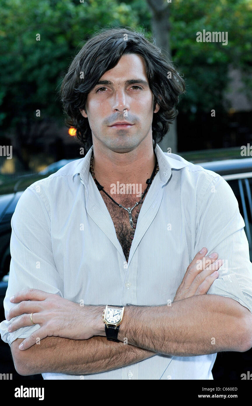 Polo player Nacho Figueras, enters the Thompson Hotel in Soho out and ...