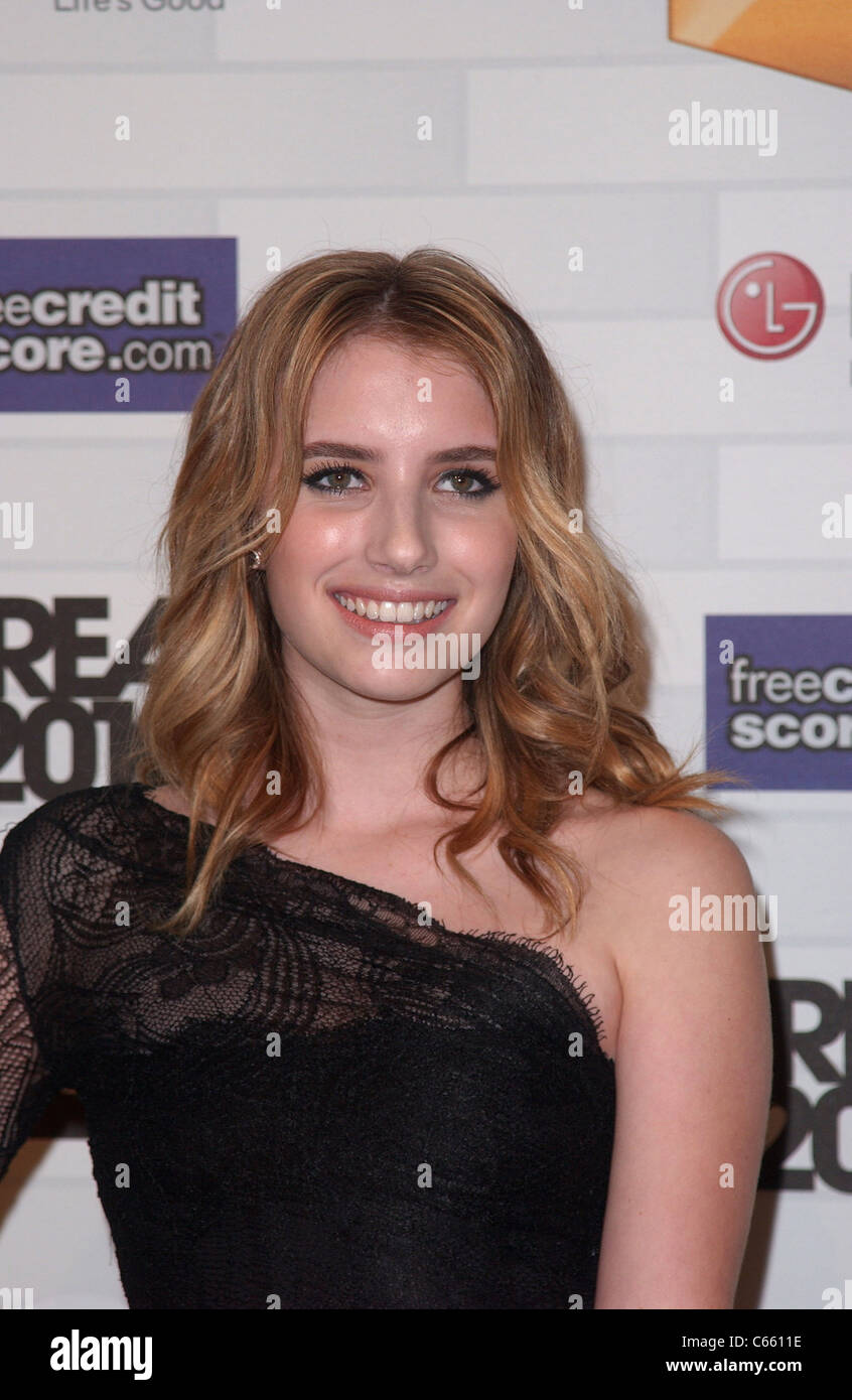 Emma Roberts at arrivals for Spike TV’s SCREAM 2010, Greek Theatre, Los ...