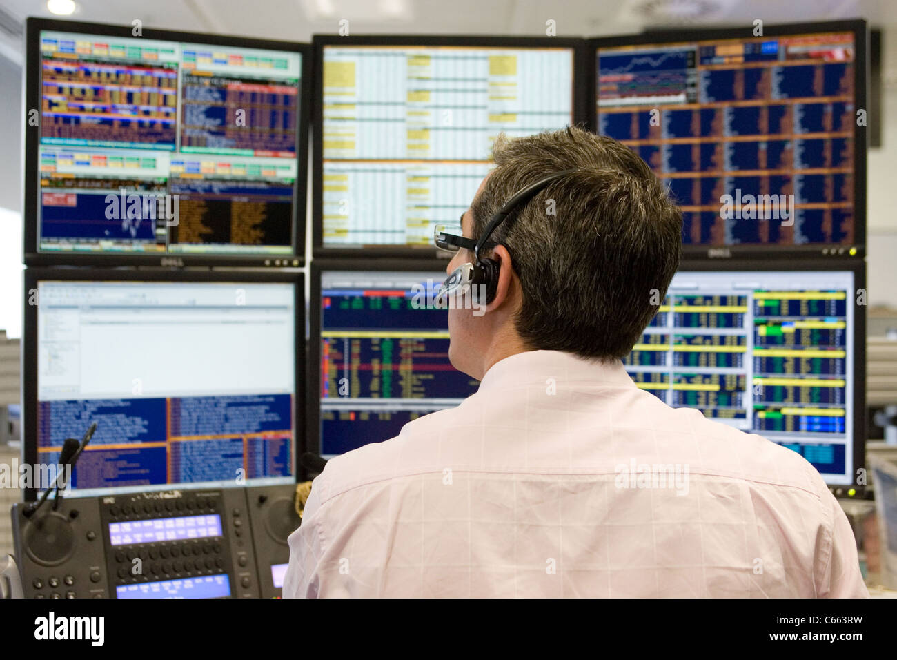 Abstract business trading screens hi-res stock photography and images ...