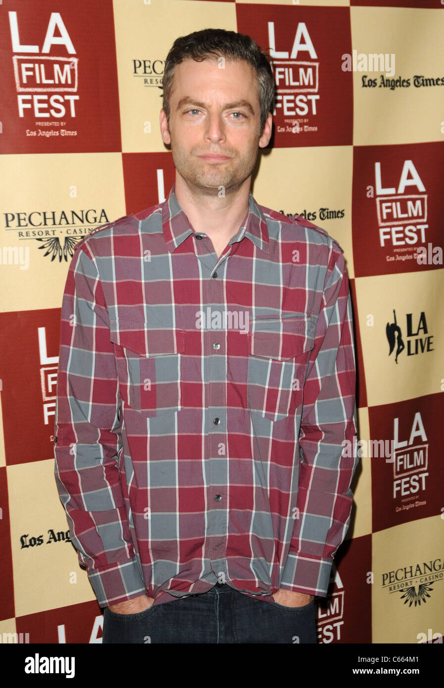 Justin Kirk at arrivals for L!FE HAPPENS Premiere, Regal Theatres at L ...