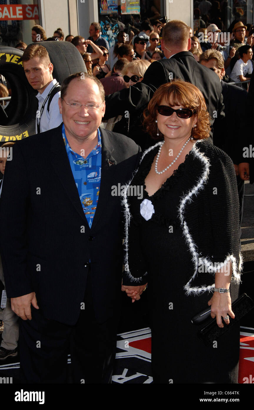 John Lasseter, Nancy Lasseter at arrivals for CARS 2 World Premiere, El ...