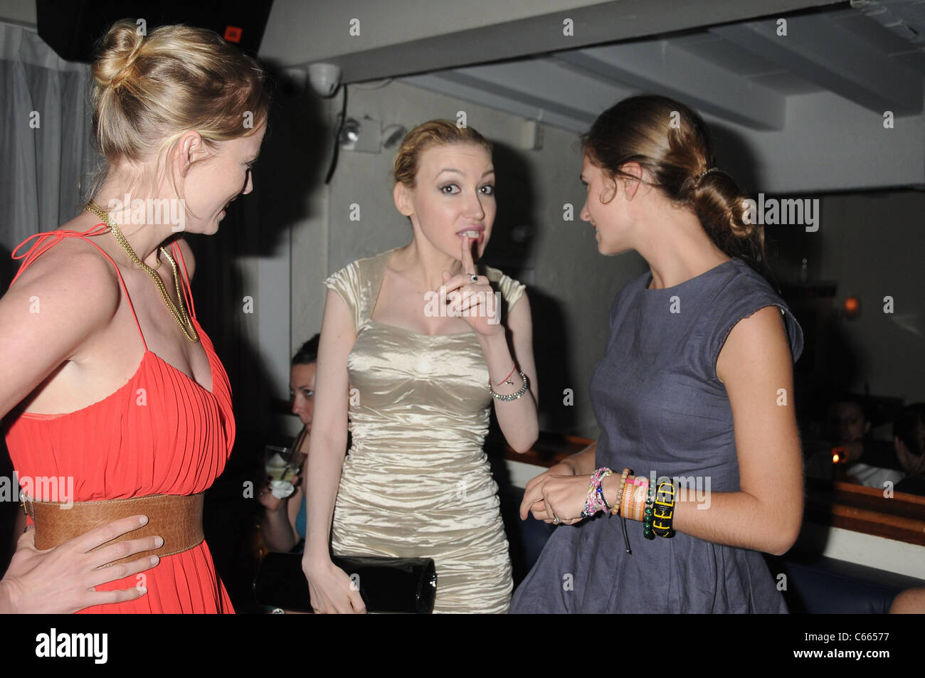 Rachel Nichols, Devorah Rose, Lauren Bush inside for FEED Foundation ...