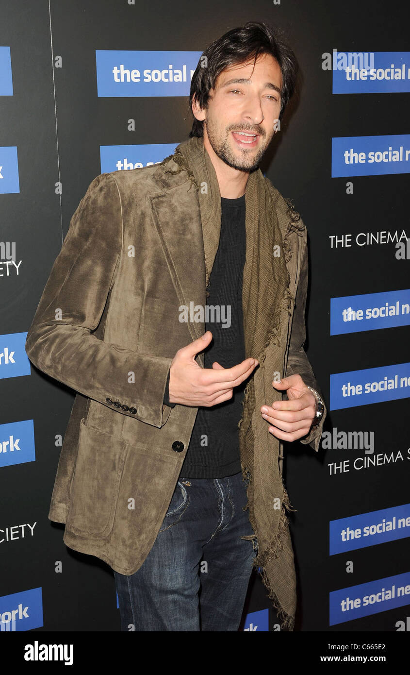 Adrien Brody at arrivals for The 48th New York Film Festival Opening ...