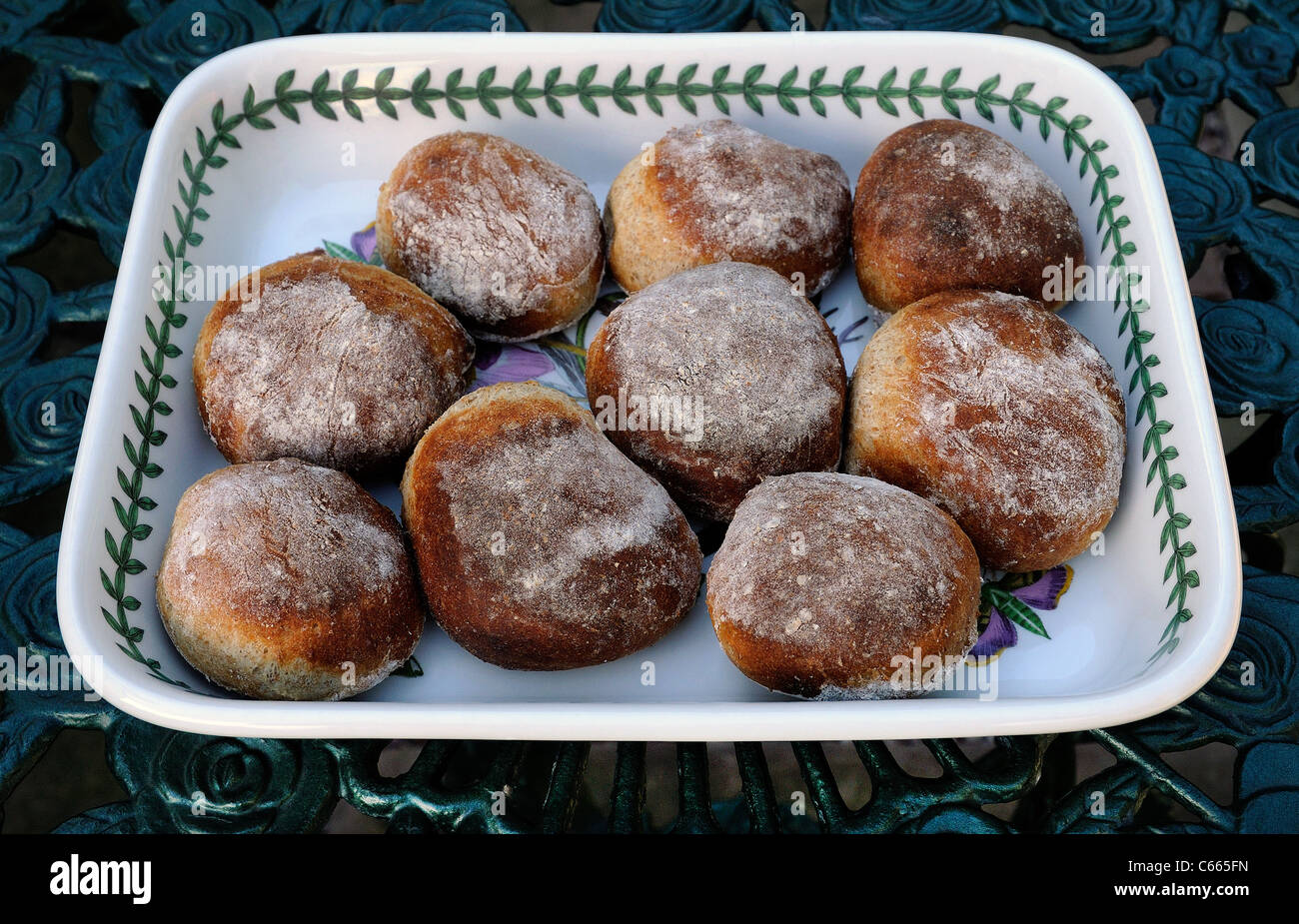 home baked rolls Stock Photo - Alamy